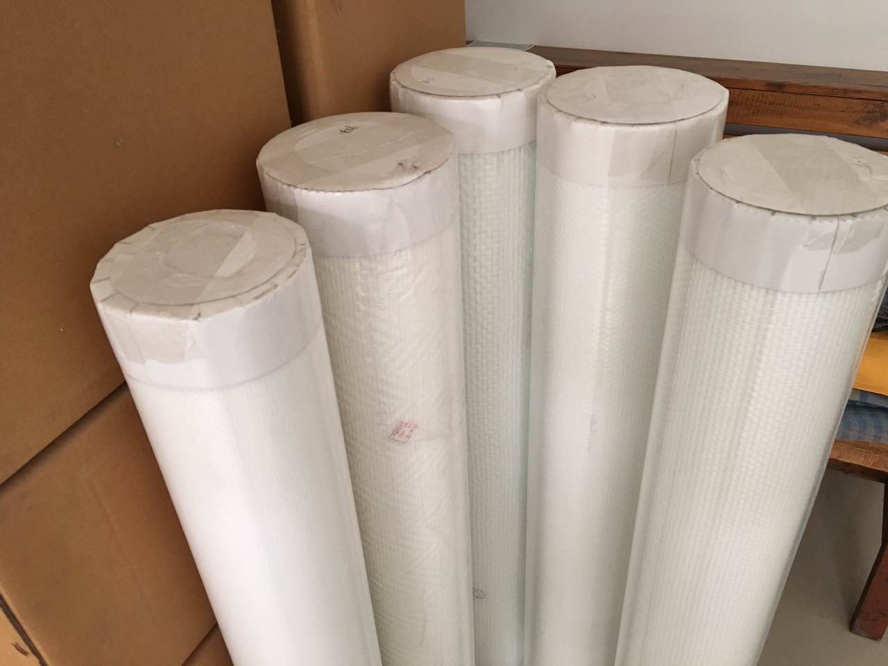 China Paintable Textile White Classical Pattern Fiberglass Wallcovering ...